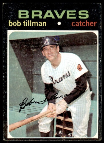 1971 Topps Bob Tillman . Atlanta Braves #244 | eBay