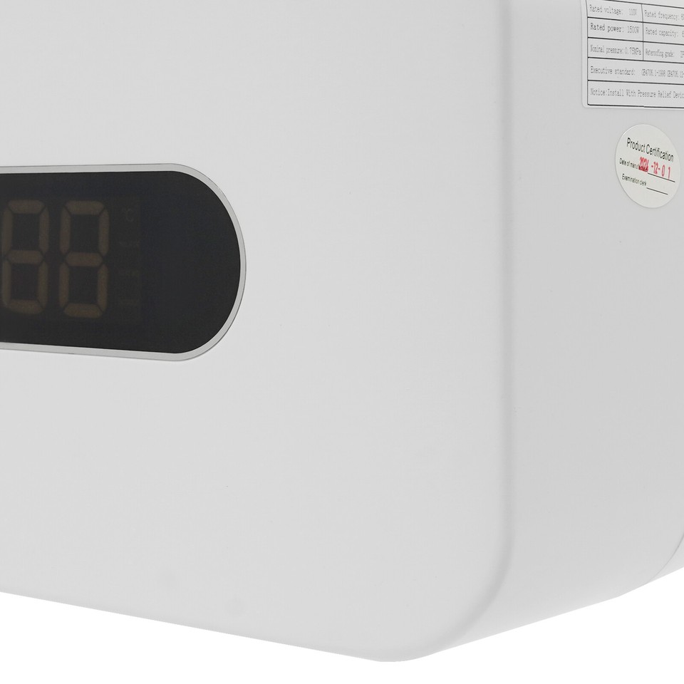 1500W 110V Electric Mini-Tank Water Heater Shower Compact Storage Top ...