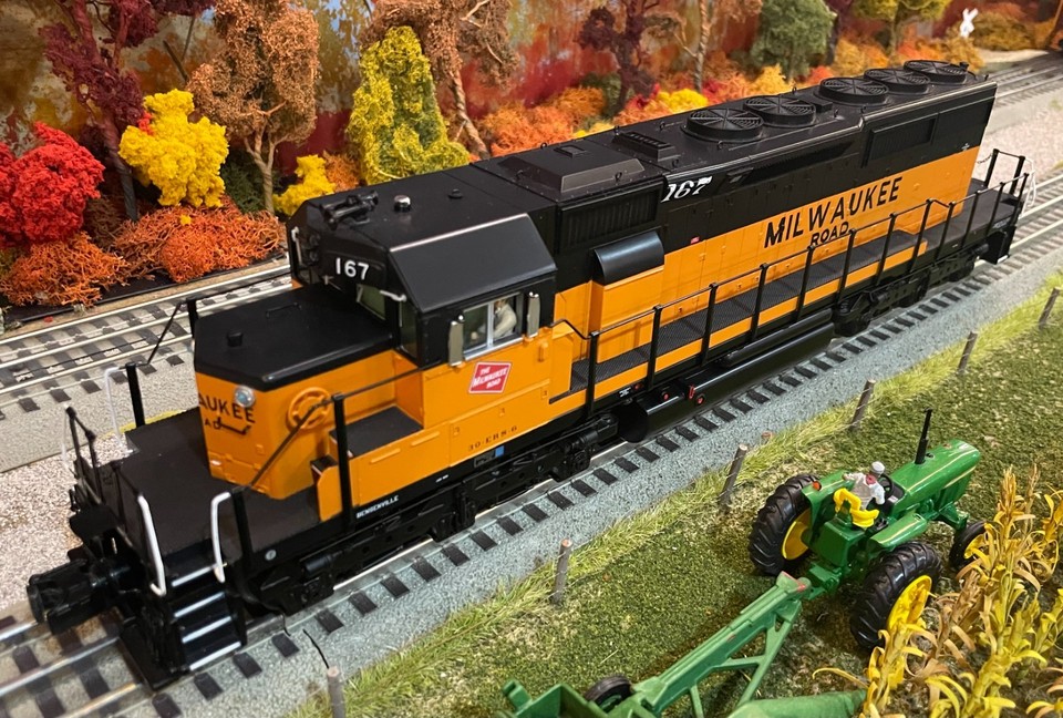 ATLAS O (MTH) PREMIER MILWAUKEE ROAD SD40-2 #167 PS3 Item #30138013 - 3 Rail | eBay