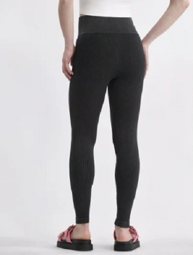 No Boundaries NEW♈Women's Ribbed SEAMLESS Leggings size S (4-6)~Washed ...