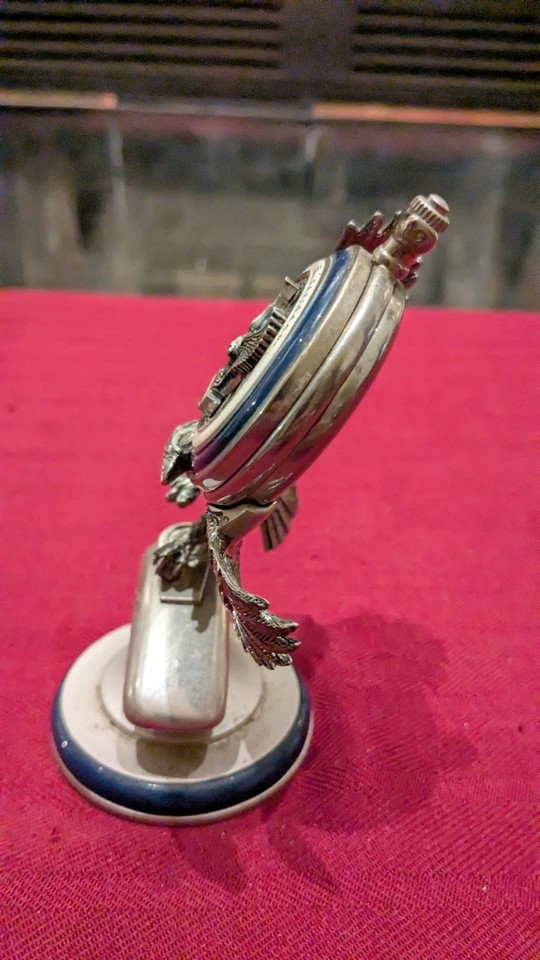 FRANKLIN MINT HARLEY DAVIDSON HERITAGE SPRINGER Watch & Eagle Stand ...