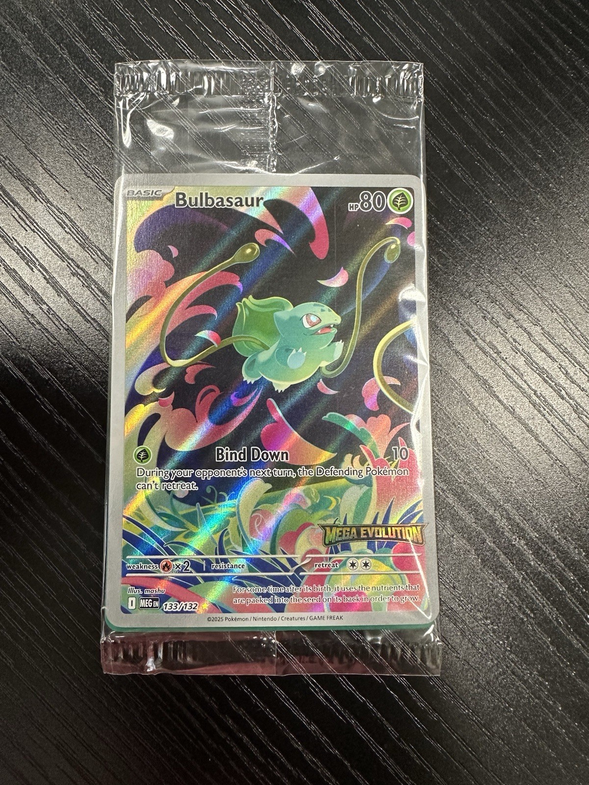 Bulbasaur - (Mega Evolution Stamped) 133/132 Miscellaneous..Booster Box ...