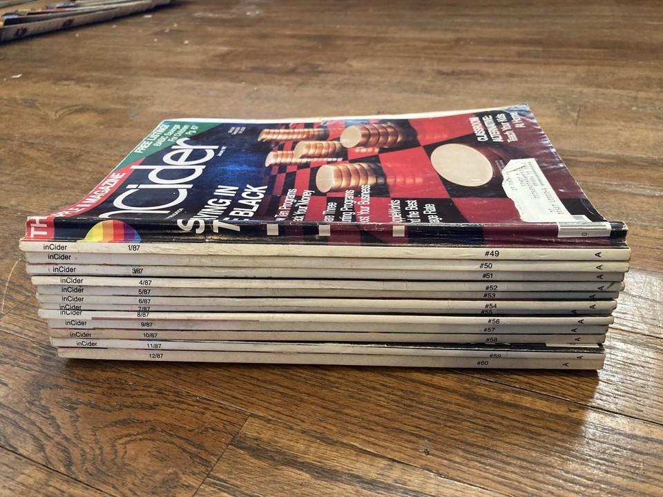 inCider Apple II Magazine 1989 - Full year, 12 Months - 1989 | eBay
