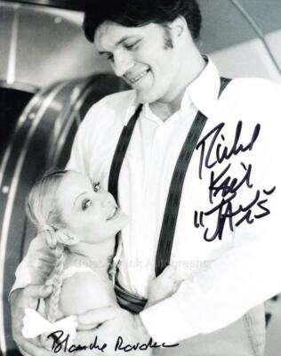 RICHARD KIEL & BLANCHE RAVALEC - James Bond GENUINE SIGNED AUTOGRAPHS ...