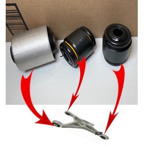 3 PCS REAR LOWER CONTROL ARM BUSHINGS FOR 2009-2010-11-12-13-14-2015 ...