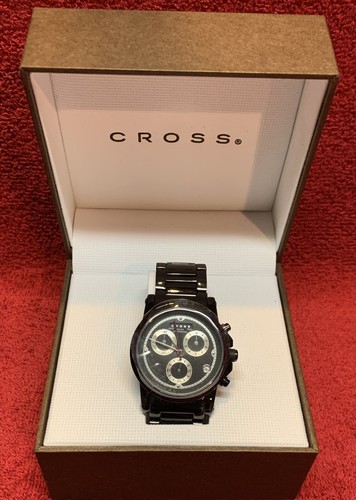 Cross Pens Watch- Milan Chronograph Black New | eBay