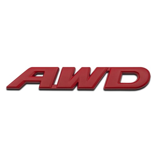 Metal Red Large AWD Logo 4x4 4wd Car Emblem All Wheel Drive Badge Off ...