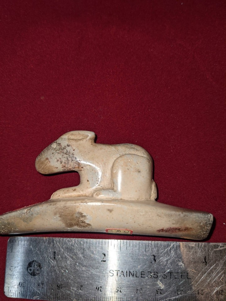 Old Ohio pipestone Rabbit Authentic Figure Effigy Hopewell | eBay