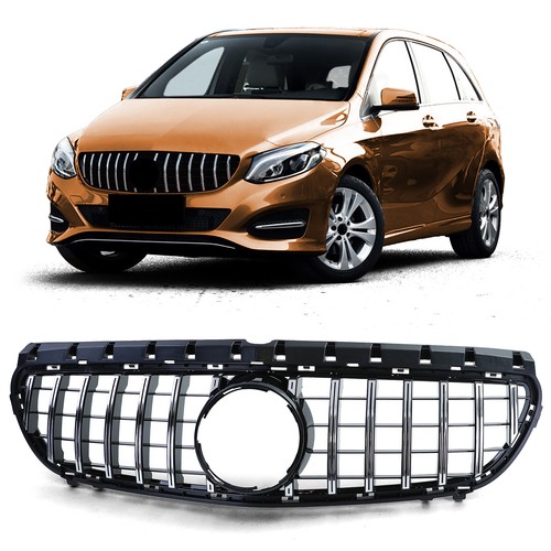 Fits for Mercedes B Class W246 2014-2018 Sport Grille Black Gloss ...