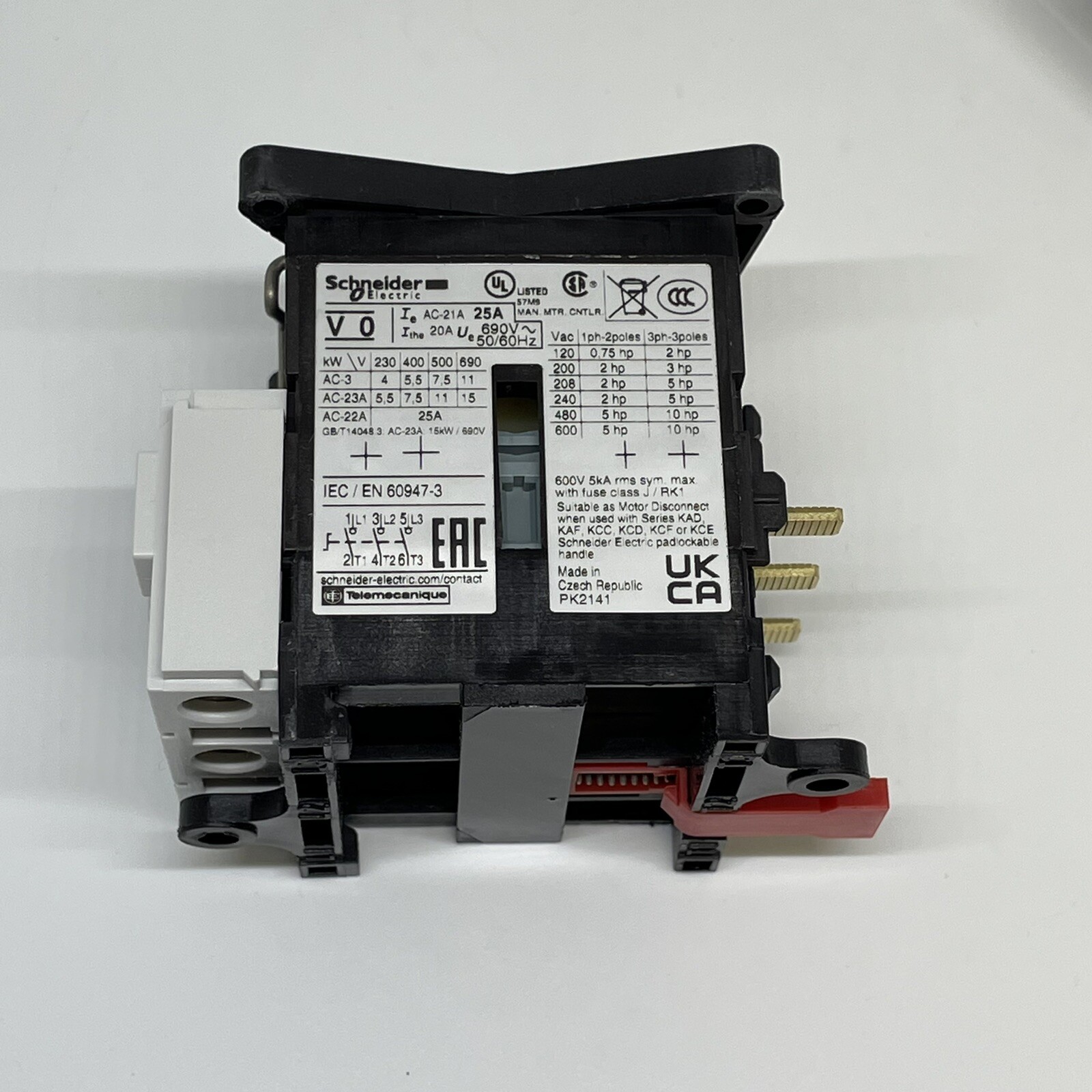 Schneider Electric VCF0 Main Emergency Switch TeSys-044939 | eBay