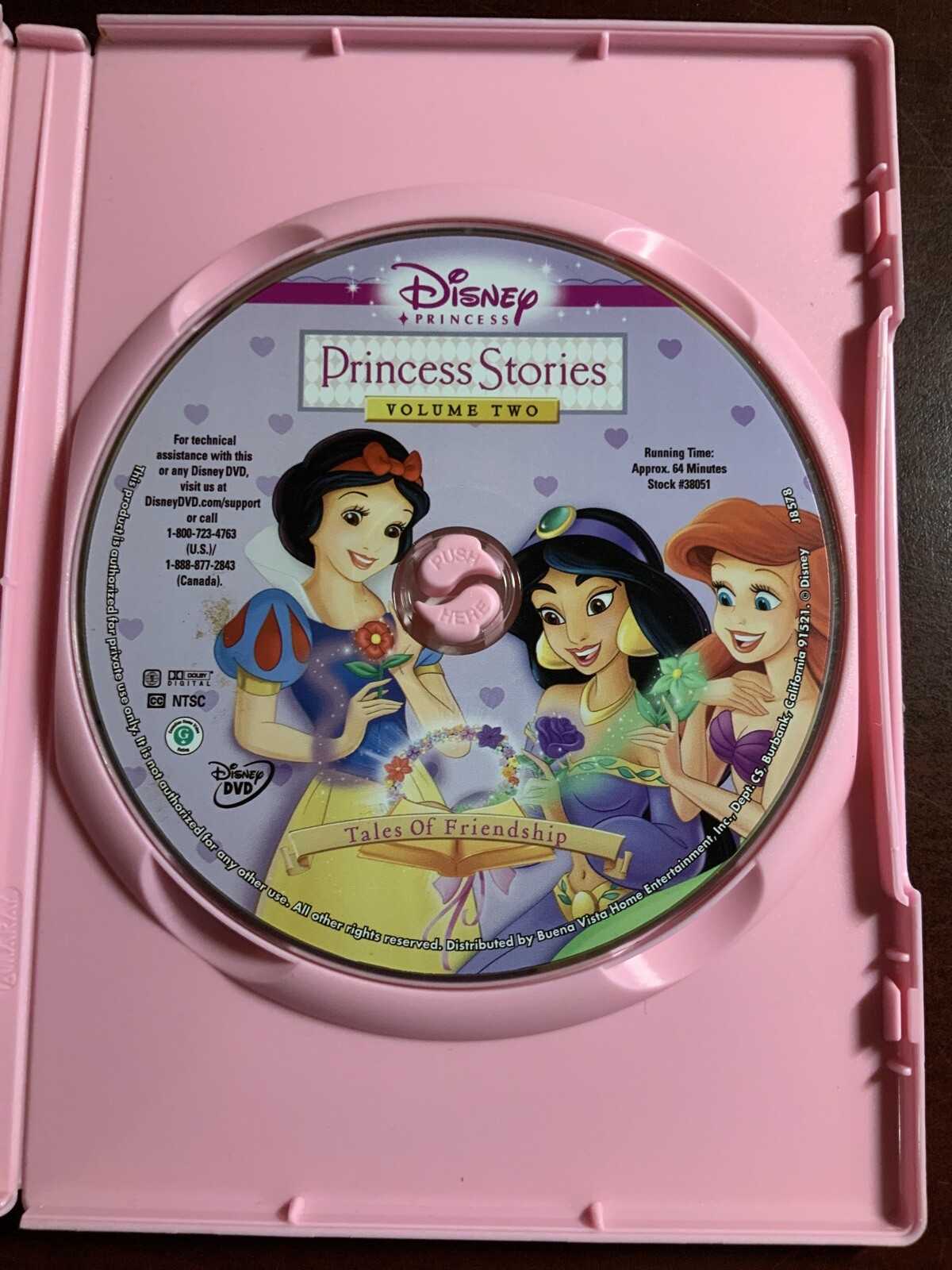 Disney Princess Stories Volume 2: Tales Of Friendship (DVD, 2006 ...