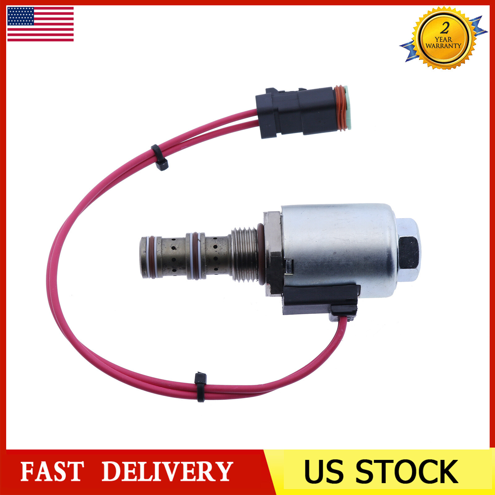 Solenoid Valve 121-4036 1214036 For Caterpillar 416C 416D 420D 424D ...