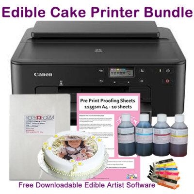 Edible Ink Printer Kit by Hobbyprint® Canon TS705a WiFi - Bundle ...