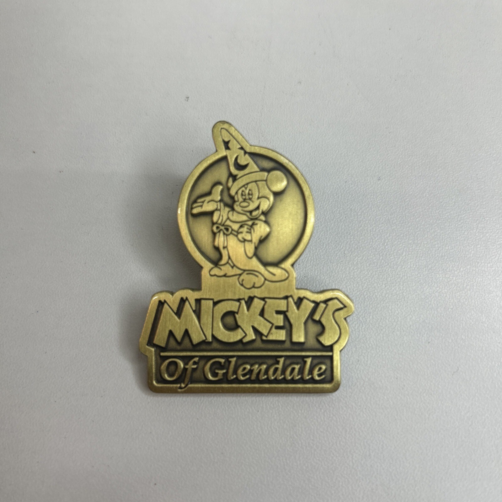 Mickey's of Glendale - Brass Sorcerer Mickey - Pin | eBay