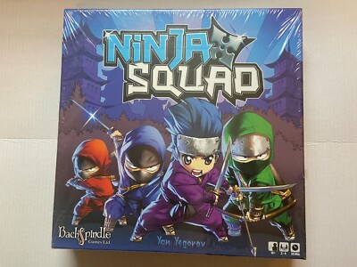 Ninja Squad Back Spindle Board Game | eBay