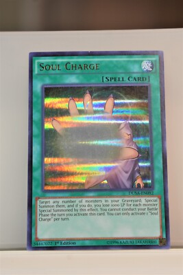 Soul Charge - DUSA-EN092 - Ultra Rare - 1st Edition NM YuGiOh! Duelist Saga | eBay