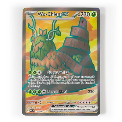 Pokemon - Wo-Chien ex - 232/193 - SV Paldea Evolved - Full Art Card | eBay