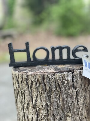 Home Word Sign Block Cutout Free Standing Shelf /Table Home Decor Resin ...