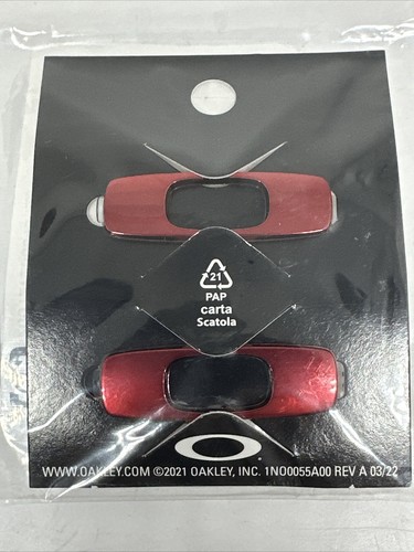 Replacement Sunglasses Parts Batwolf Icon Pair Oakley Red Anodized ...