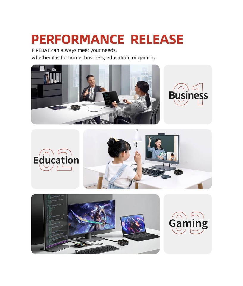 Mini PC N100 Intel, Super Tiny Small PC, Windows 11, 1TB M.2 SSD PCle ...