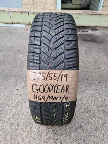 1 x 225 55 19 2255519 GOODYEAR PART WORN WINTER TYRE | eBay UK