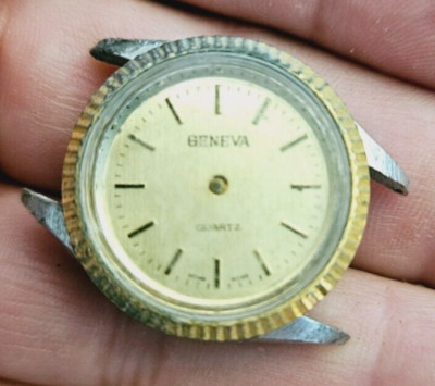 GENEVA Quartz Watch Face Parts or Repair | eBay