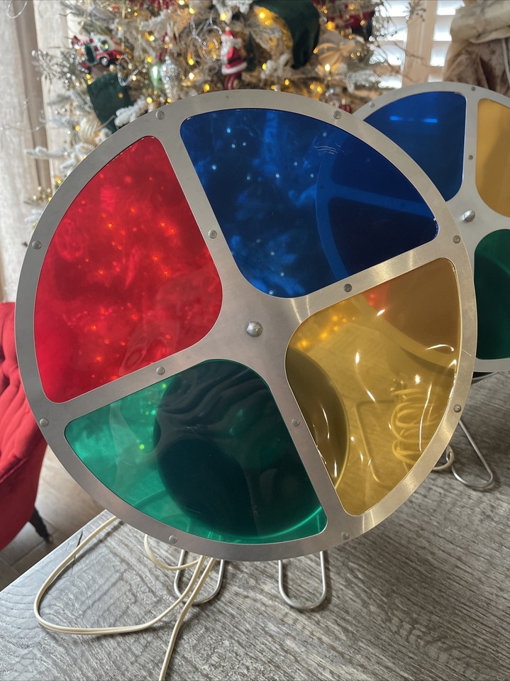 Aluminum Christmas Tree Color Wheel MFC.Co.,INC. Chicago 115V | eBay