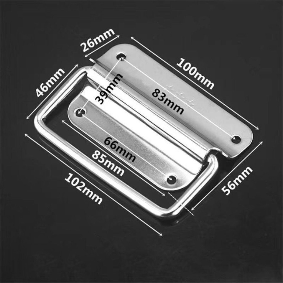 Folding Cabinet Drawer Handle Stainless Steel Handle Wooden Box Handle ...