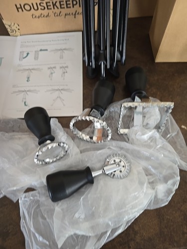 Good Housekeeping Pasta Drying Rack W/Ravioli Press | eBay