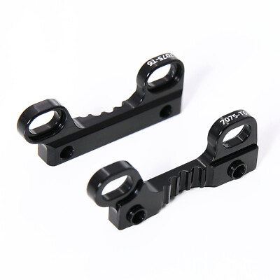 CNC Aluminum 7075 T6 Left Right Upper Clamp Set for 1:10 RC Car Xray X4 ...