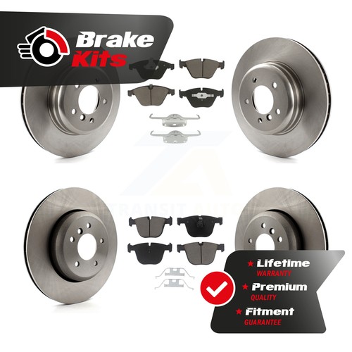 Front Rear Brake Rotor Ceramic Pad Kit For 2006-2010 BMW 650i 2008-2010 ...