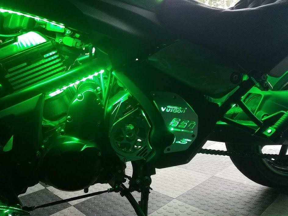 Engine Cover Plate Side Panel For Kawasaki Vulcan S650 EN650 VN650 2015 ...