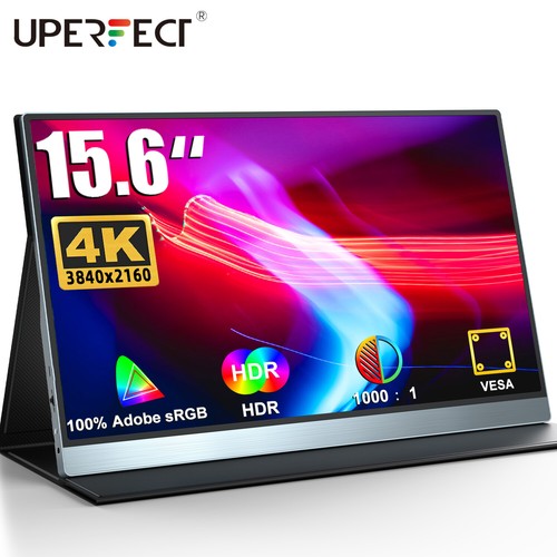 4K Portable Monitor 15.6" 3840x2160 IPS HDR Gaming Monitor mini HDMI ...