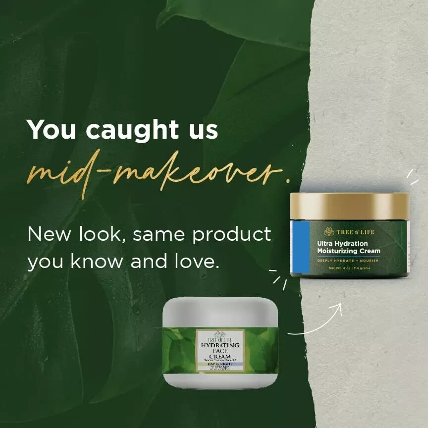 Tree of Life Hydrating and Moisturizing Face Cream Botanical Hyaluronic ...