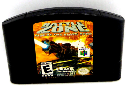 Authentic Nintendo 64 Battle Zone Rise Of The Black Dogs Cart only N64 ...