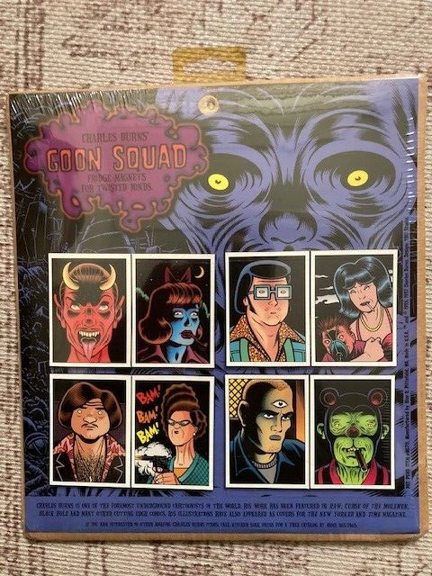 CHARLES BURNS' GOON SQUAD FRIDGE MAGNETS 1997 SEALED! | eBay