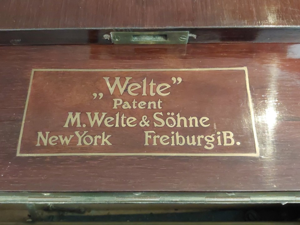 ANTIQUE REPRODUCING PIANO PLAYER GERMAN WELTE MIGNON VORSETZER RARE AS ...