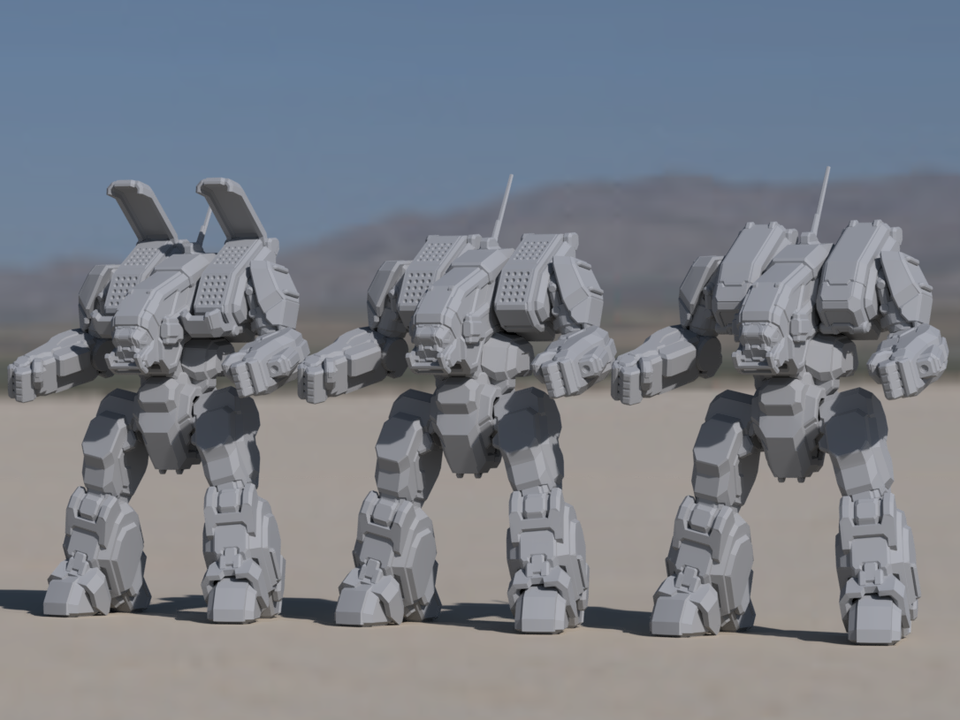 3d Printed Battletech / Mechwarrior 1/285 6mm Scale minis | eBay