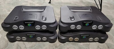 4x Japanese Nintendo 64 Black Console - Untested | eBay