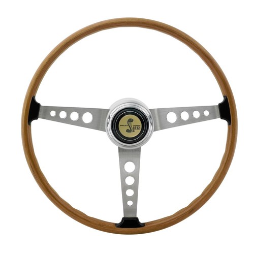 New! 1965 - 1973 Ford MUSTANG Shelby GT350 Woodgrain Steering Wheel ...