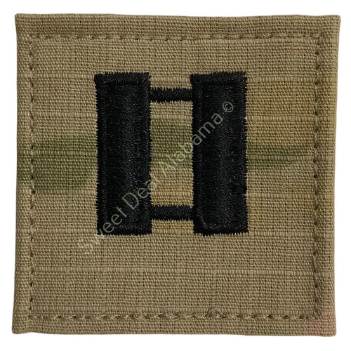 U.S. Army Captain O-3 OCP Rank Sew-On Insignia, Multi-Camo, 2" x 2" | eBay