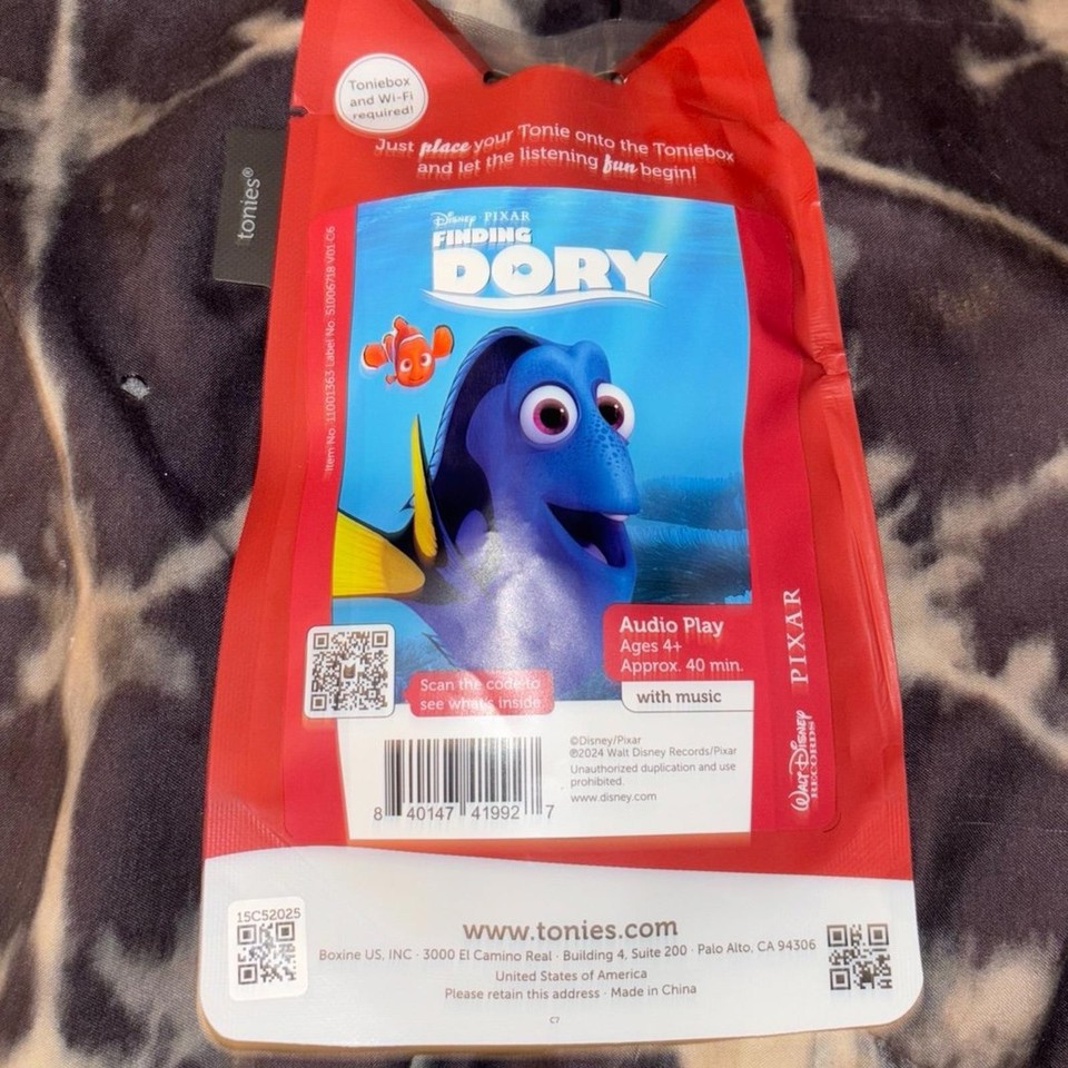 Tonies Disney Pixar Finding Dory Tonie Audio Character for Toniebox | eBay