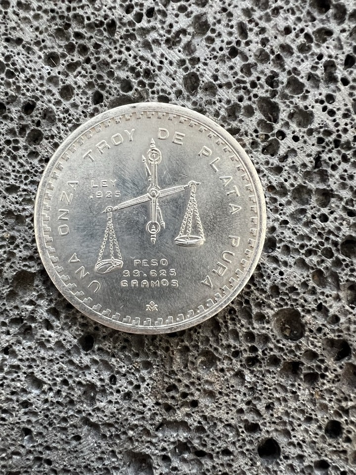 1979 Onza Troy- Mexico Silver Coin. 33.625gm Silver | eBay