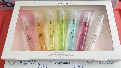 Le Monde Gourmand Le Jet Set Discovery Fragrance 7 Travel Sprays .23 oz ...