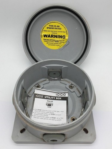 CCG 25mm UTILITY tm Box GRP 4 Way Entry IP68 Junction Box Heavy Duty ...