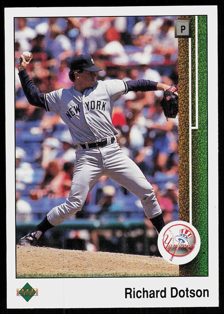 1989 Upper Deck Richard Dotson New York Yankees #80 | eBay