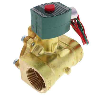 ASCO 8220G9 1.25 Inch Normally Closed Solenoid Valve for Steam and Hot ...