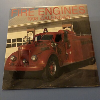 1998 Fire Engines Trucks Calendar New Sealed | eBay