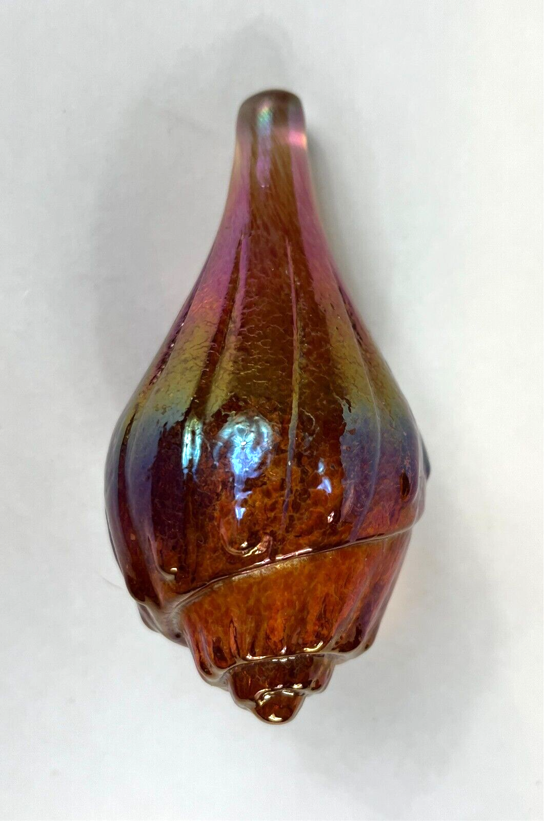 Robert Held Art Glass Iridescent Seashell Paperweight | eBay