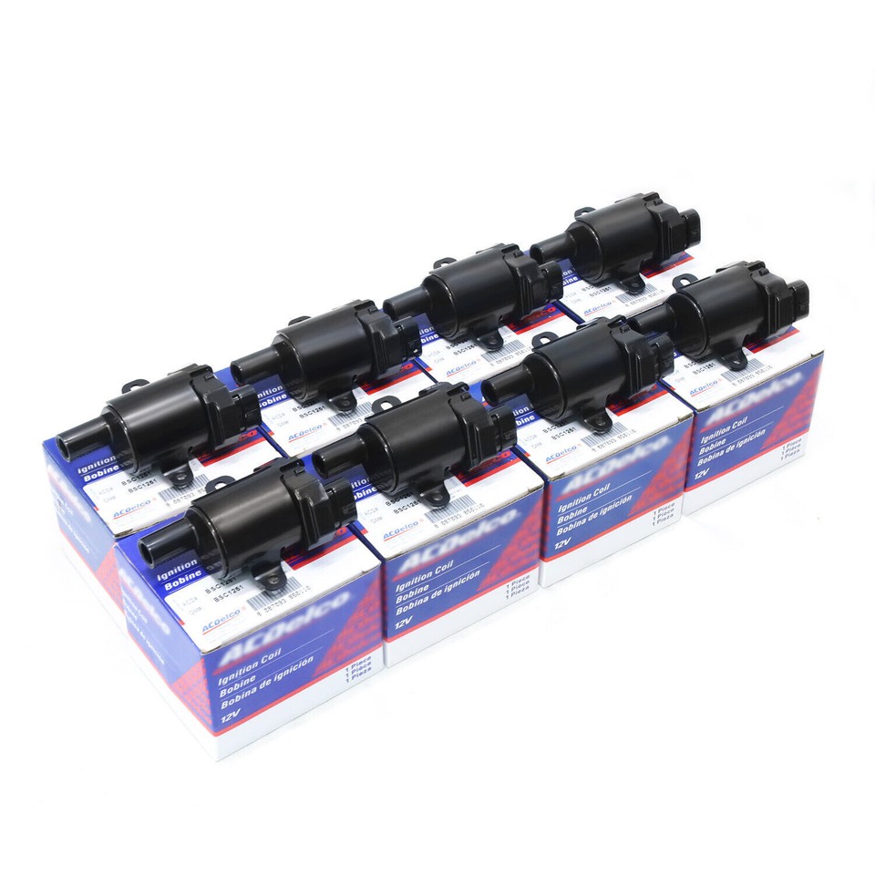 8PCS OEM Ignition Coils For Chevrolet G/M 5.3L 6.0L 4.8L BSC1251 D585 ...